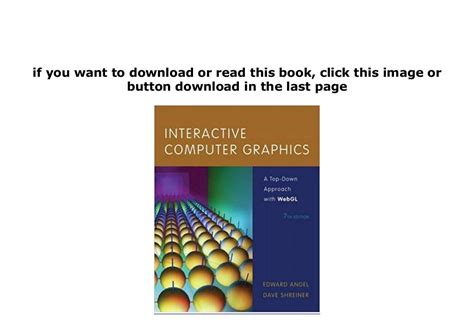 [p d f ] interactive computer graphics a top down approach with webgl…