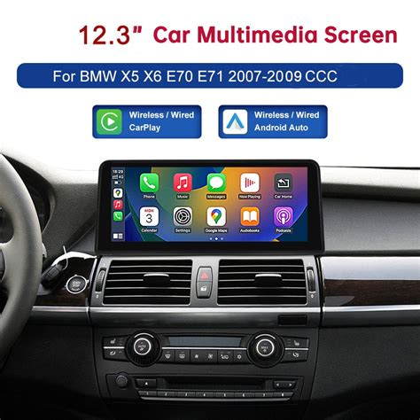 Road Top 12 3 Touch Screen For Bmw X5 X6 E70 E71 2007 2009