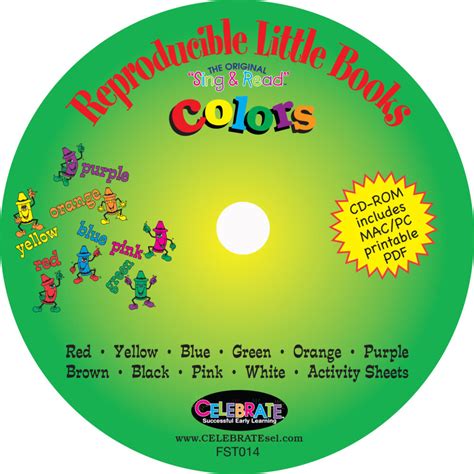 Melody House Music “sing And Read” Colors Big Book Collection