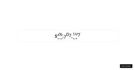 React Flip Ticker Forked Codesandbox
