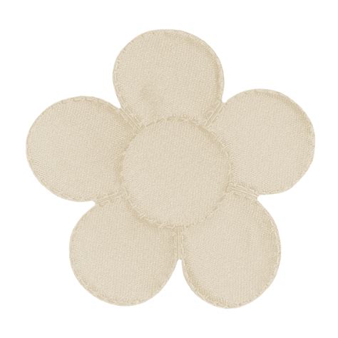 Aplique Flor G Cetim Bege Marilda Aviamentos