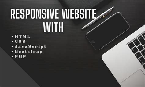 Create Responsive Websites In Html Css Javascript And Php By Hanzalatafzeel4 Fiverr