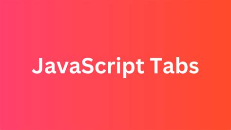 Best Free JavaScript Tabs In