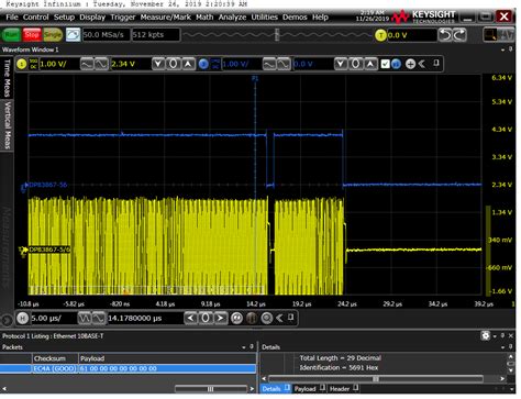 Dp83867ir Packet Dead Zones Interface Forum Interface Ti E2e Support Forums