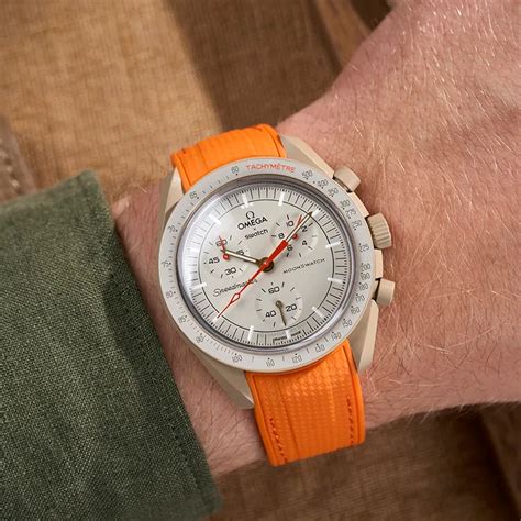 Rubber Strap For Omega X Swatch Moonswatch Mission To Jupiter Wristbuddys