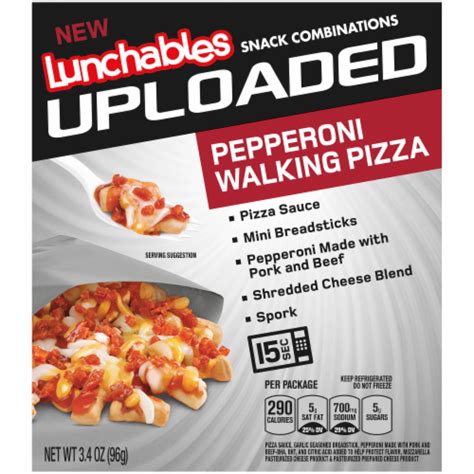 Lunchables Pepperoni Walking Pizza 34 Oz Fred Meyer