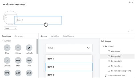 how to design a data driven select component