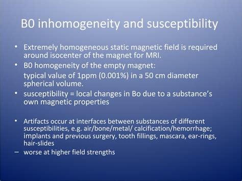 Distortion Artifacts In Mri And Their Correction Ppt Digital Audio