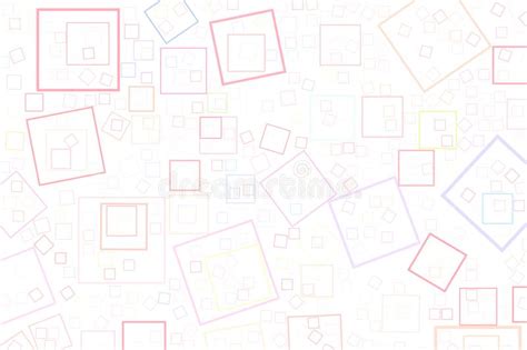 Color Abstract Square Rectangle Pattern Generative Art Background Shape Drawing Effect