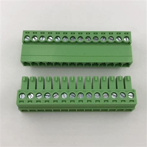 Mm Pitch Pluggable Terminal Block Contacts Of Wire Mounting Male To Female V A