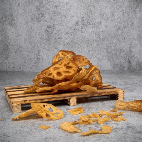 Premium Lotus Root Chips Wang Lai Bakery