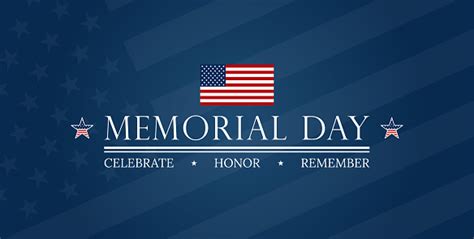 깃발 배경이 있는 미국 현충일 인사말 카드 미국 국기 벡터 그림 미국 메모리얼 데이에 대한 스톡 벡터 아트 및 기타 이미지 미국 메모리얼 데이 전쟁기념 공휴일 5월