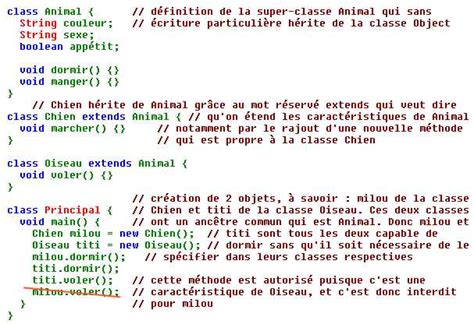 héritage et polymorphisme