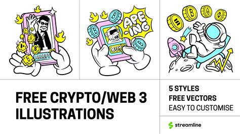 Free Web Illustrations Crypto Web Illustration Set Figma