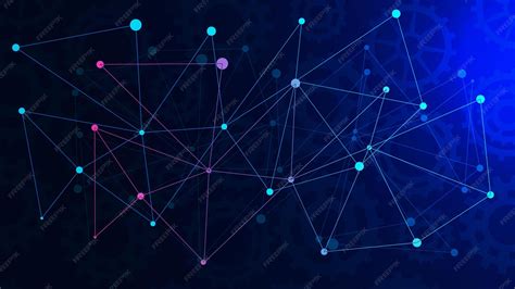 Premium Vector Connecting Dots Lines For Global Network Connection