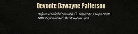 Devonte Patterson United States Professional Profile Linkedin