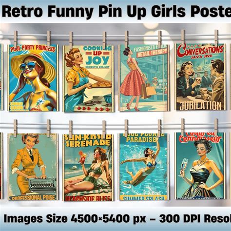 Pin Up Girl Posters Etsy