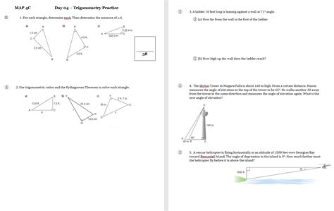 Pamela Chun S Mathlete Classroom Experiments Day Right Angled Triangle Trigonometry Assignment