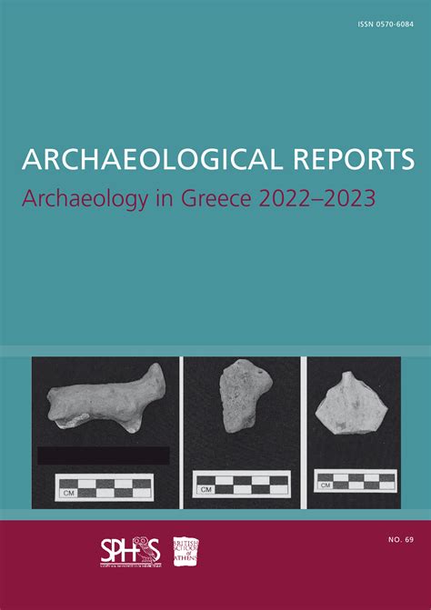Bears Figurines On The Cover Of Archaeological Reports No 69 The Bays Of East Attica Regional