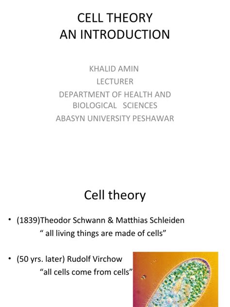 Lect 3 Cell Theory Pdf