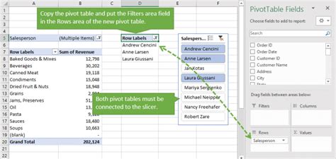 3 ways to display multiple items filter criteria in a pivot table