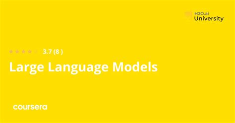 Large Language Models Coursera