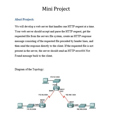 Solved We Will Develop A Web Server That Handles One Chegg Com
