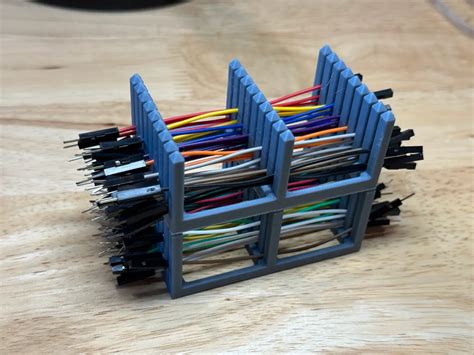 Stackable Breadboard Wire Holder Arduino By Etischer Makerworld