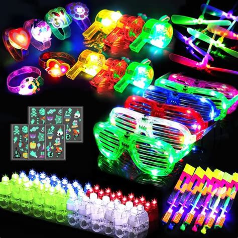 87 Pcs Glow In The Dark Party Supplies Dance Party Accessories