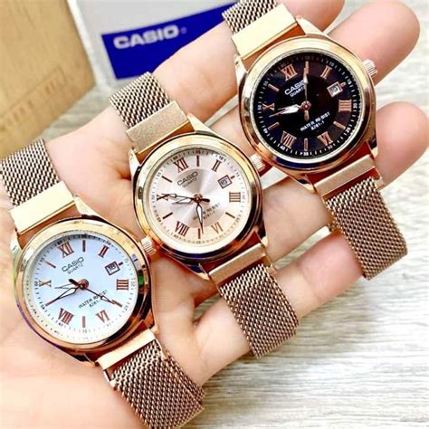 นาฬิกาผู้หญิงมาใหม่ Casio 💥 คาสิโอ งานสายลวดแม่เหล็ก มีหลายเเบบให้เลือก เเถมฟรีกล่องพร้อตั้งเวลา