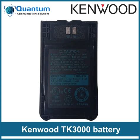 Kenwood Tk 3000 Battery Quantum Communications Solutions
