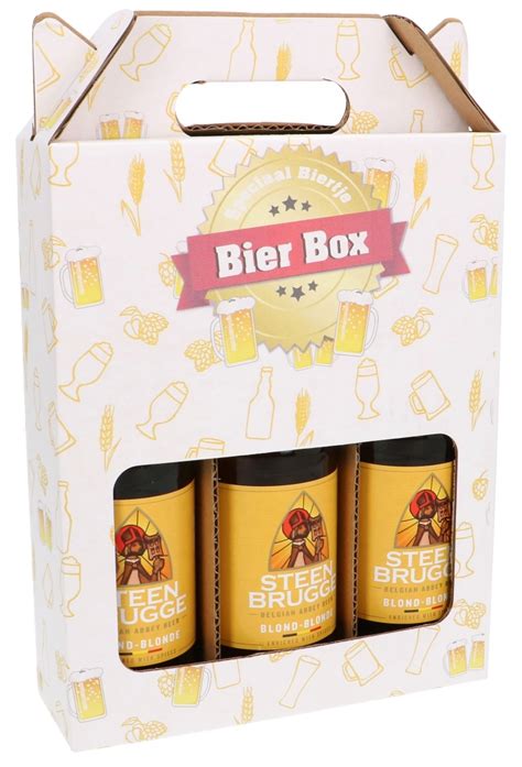 Bierverzenddozen Bier Box 39x29x13cm 15stuks Krabbendam Kadoverpakking