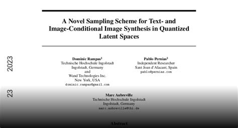 Paper Page Fast Text Conditional Discrete Denoising On Vector Quantized Latent Spaces