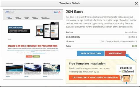 Screenshots How To Install Joomla Template On Siteground Reviewplan