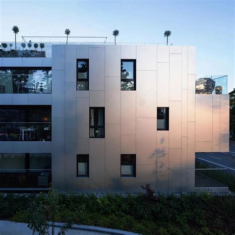 Lightweight Anodized Aluminum Panel Facade Cladding With Exceptional
