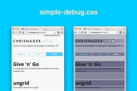 Simple Debugcss Chrome 应用商店 Chrome插件下载 收藏猫插件