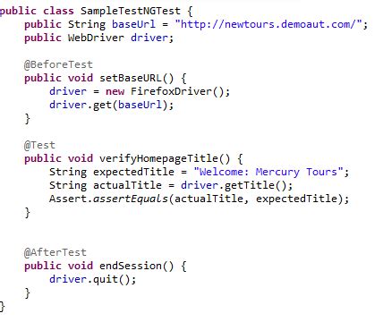 Selenium WebDriver And TestNG Find Perfect Match For Automation Testing DZone