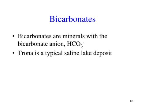 Ppt Carbonates And Bicarbonates Powerpoint Presentation Free Download Id2694430