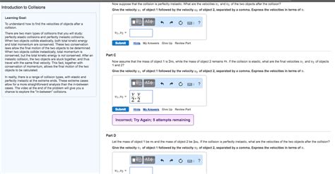 Solved To Understand How To Find The Velocities Of Objects