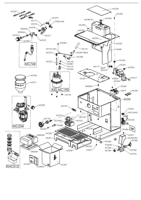 Exploded Views Lelit Exploded Views Pl042temdaus Rev01 Exploded View