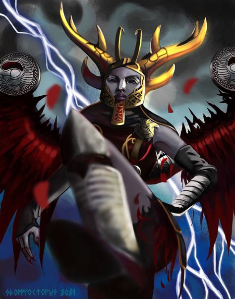 Artstation Valkyrie God Of War