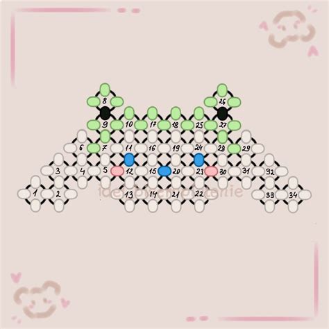 схемы, ход лески для бисероплетения Bead Weaving Patterns, Beading ...