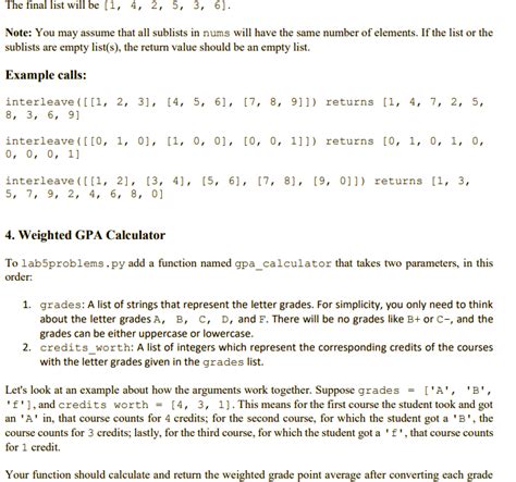 solved 2 interleave fix error s def interleave nums
