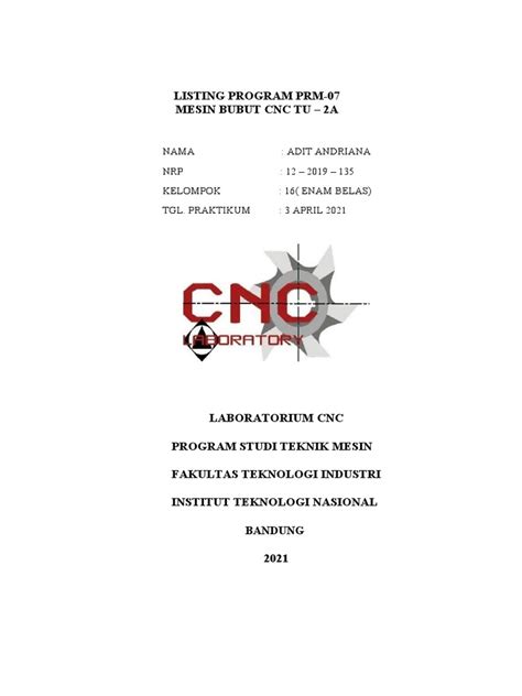 Listing Program Prm 1 Pdf