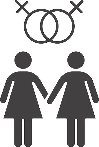 Lesbian Couple Icon Stock Illustration Download Image Now Istock