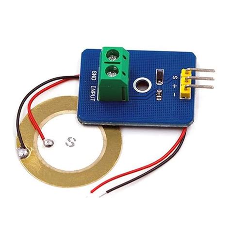 Taidacent Diy Ceramic Piezo Vibration Sensor Analog Vibration Sensor