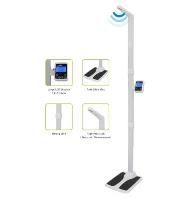 Electronic Intelligent Digital Adult Weighing Scale With Height Rod China Adult Sacales And