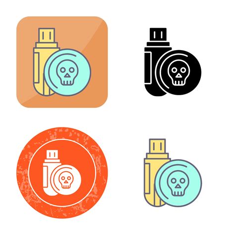 Infected Usb Drive Vector Icon Vector Art At Vecteezy