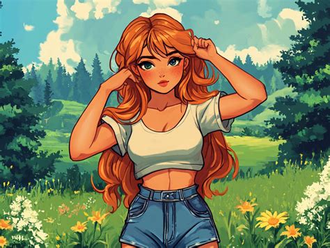 Stardew Valley Girls Return 26 By Girlsofmidjourney On Deviantart