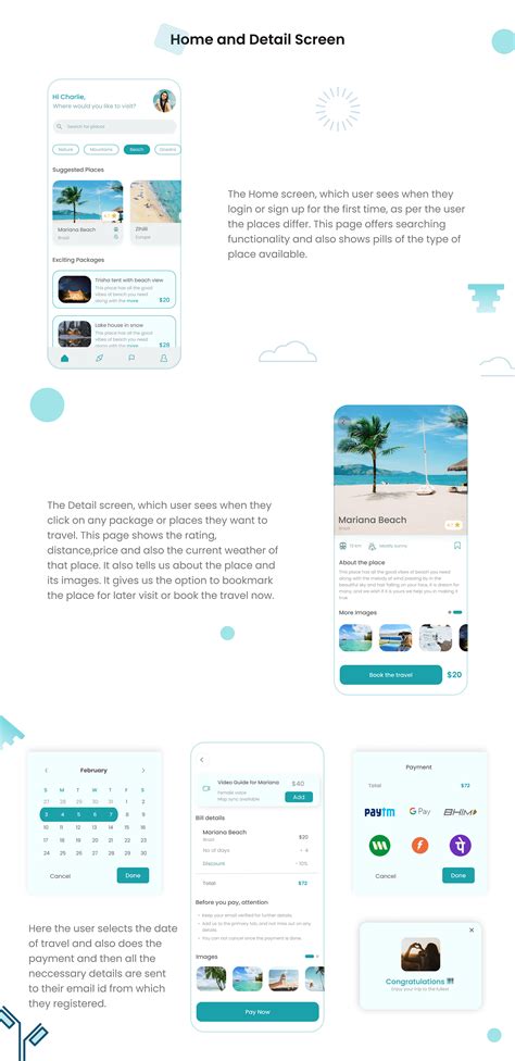 Travel App UI UX Case Study Behance
